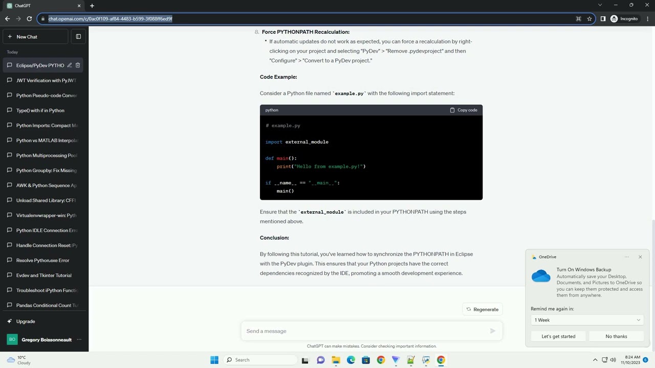 Eclipse PyDev Sync System PYTHONPATH runs continuously