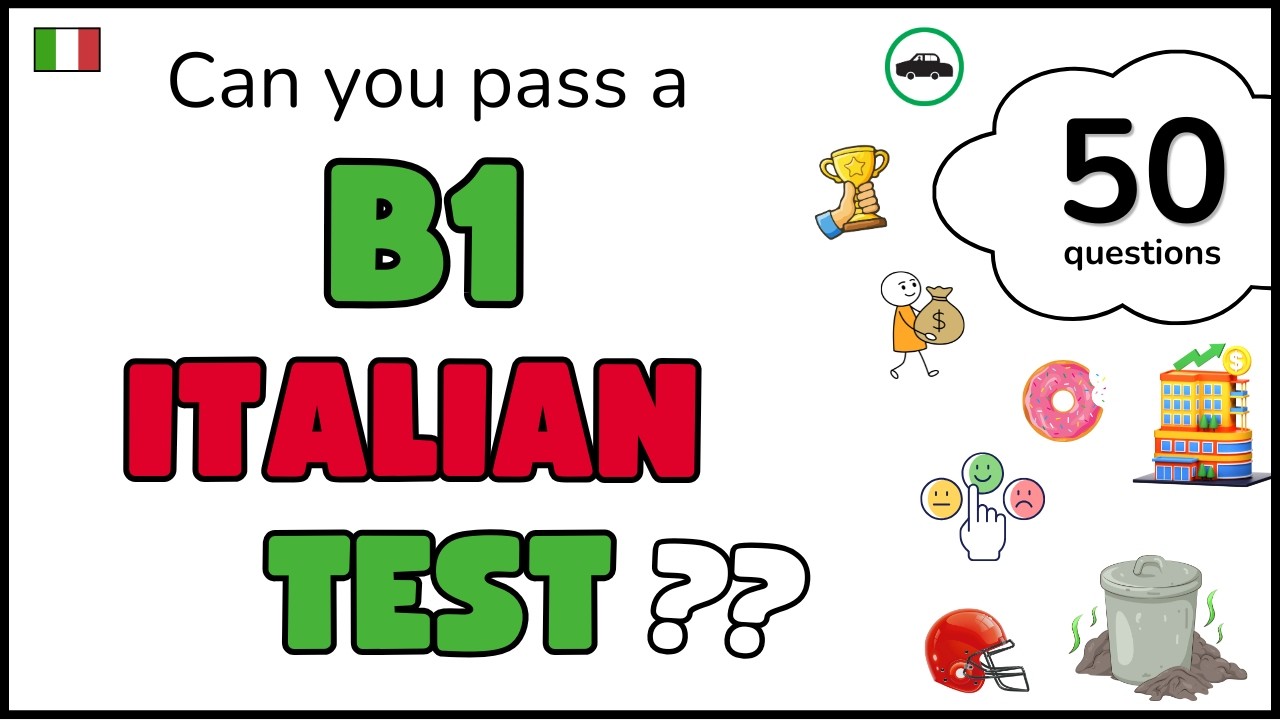 Can you pass a B1 ITALIAN VOCABULARY TEST? Check your level with these 50 Italian words to find out!