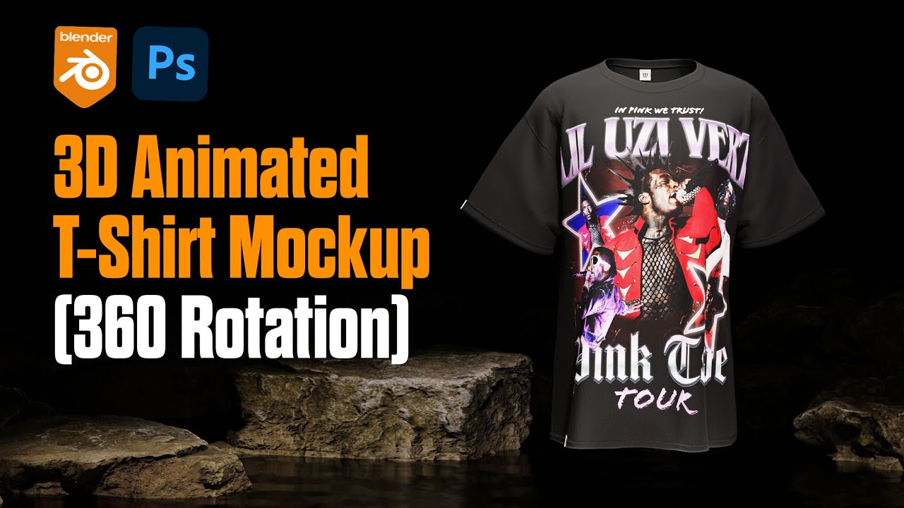 3D T-Shirt Mockup Tutorial (Blender 3D)