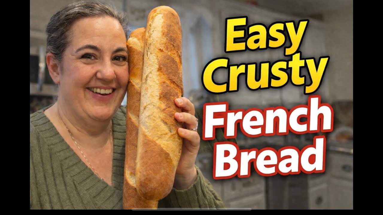 Crusty French Bread in the Bread Machine (Shaped & Oven Baked!)