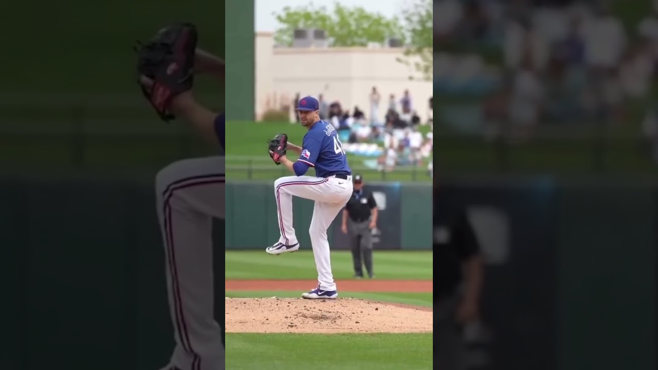 Jacob deGrom Slow Motion Pitching Mechanics Home Plate View #pitchingmechanics #baseball #pitching