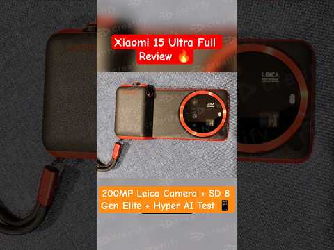 Xiaomi 15 Ultra Full Review 🔥 | 200MP Leica Camera + SD 8 Gen Elite + Hyper AI Test 📱