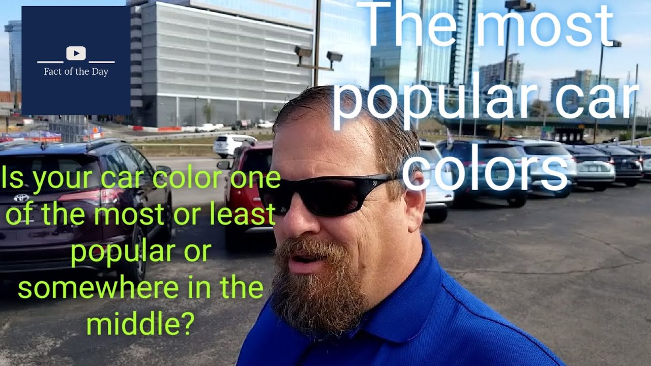 The most popular vehicle colors