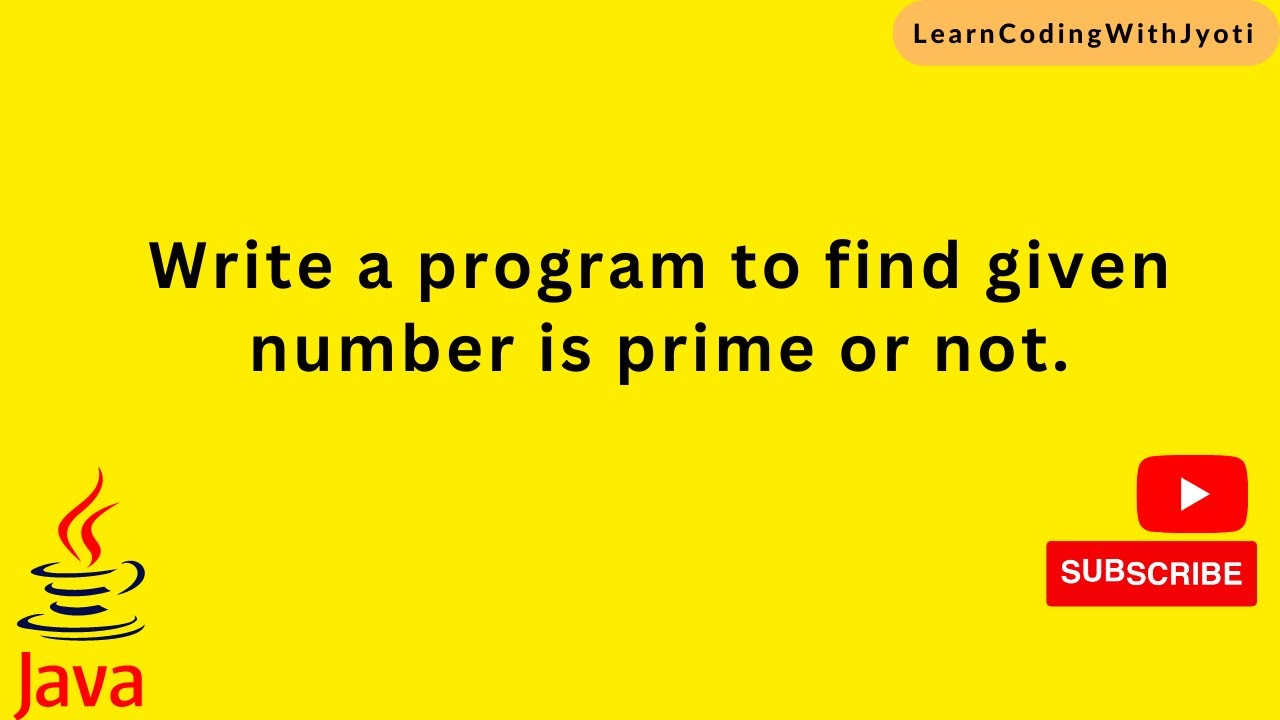 Prime number program in java