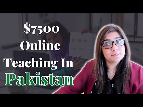 How to Make $7500 With Online Teaching In Pakistan | Nosheen Khan #onlineearning