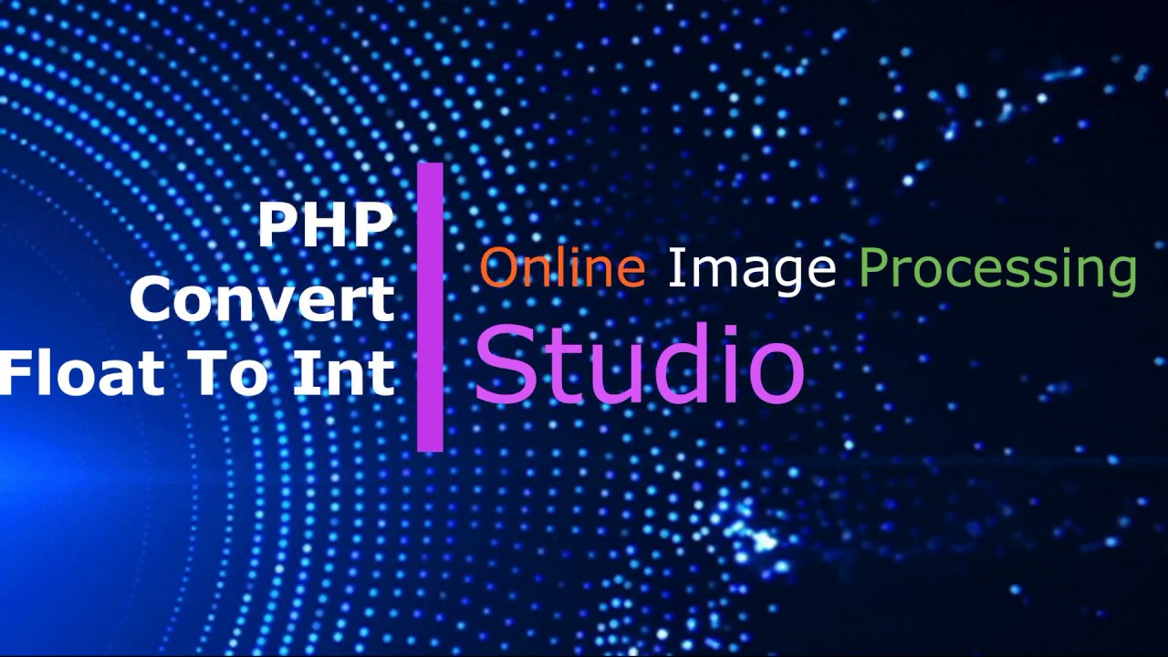 how to convert float to int in php