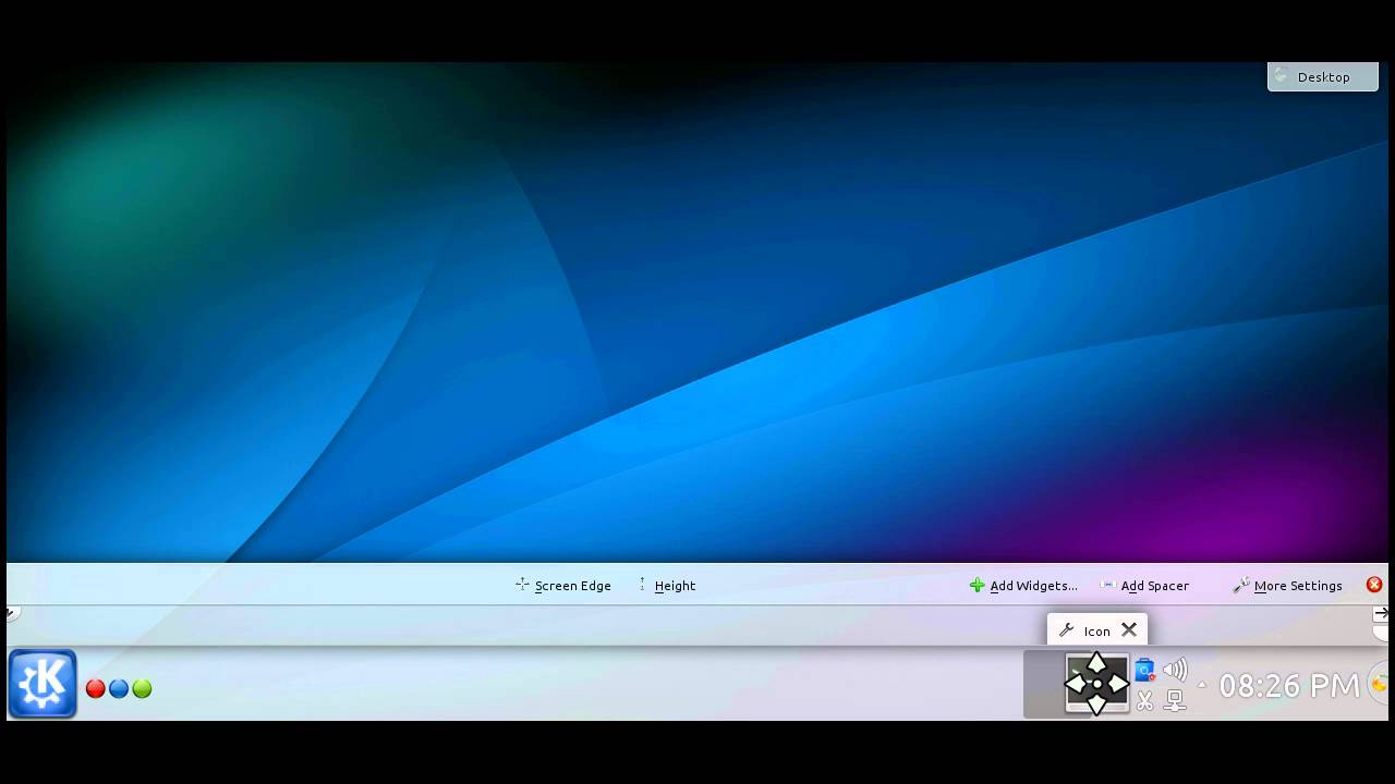 Moving KDE 4 panel widgets