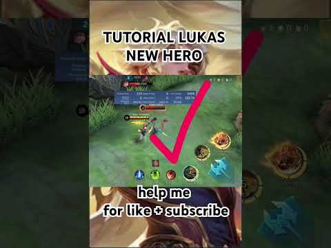 COMBO SKILL NEW HERO LUKAS MOBILE LEGENDS #mobilelegends #mlbb #mobilelegend #mobilelegendsbangbang