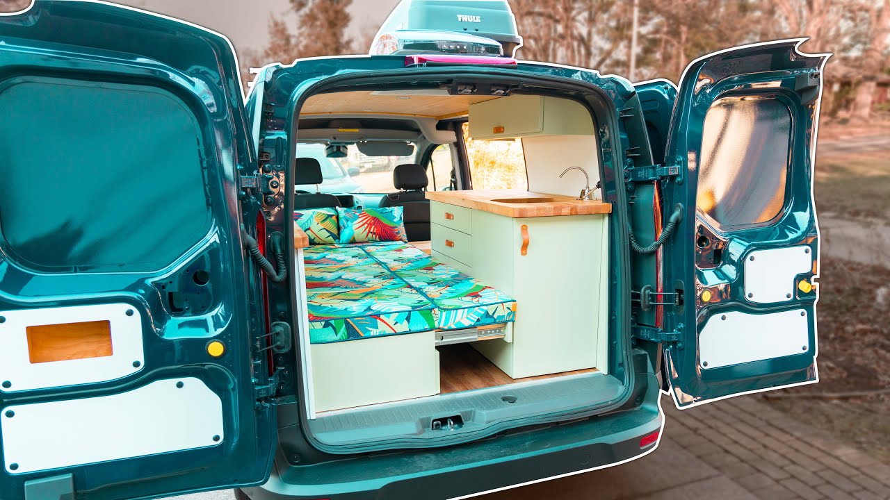 This Micro Camper Van Boasts a Simple yet Practical Interior With a ...