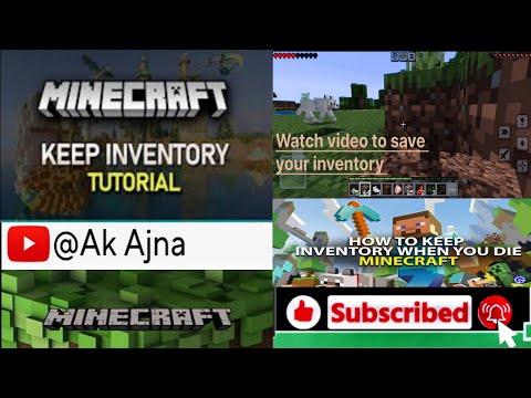 Minecraft PE | How To Turn on Keep Inventory on Minecraft | Keep Inventory Option