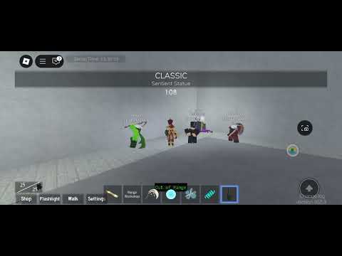 Survived Sentient Statue | Roblox Midnight Horrors