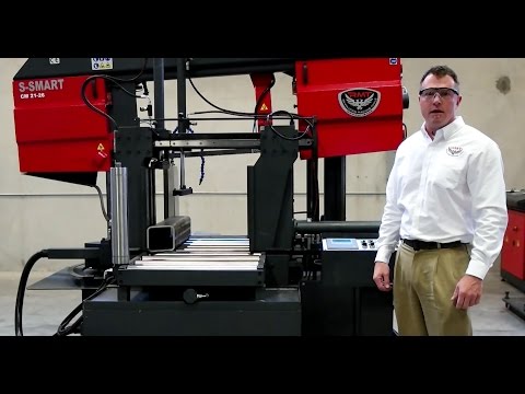 RMT S-SMART CM 21-26 Bandsaw Demo | Automatic Single Miter Bandsaw