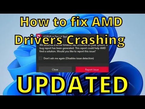 Fix for AMD Adrenaline Drivers Crashing UPDATED