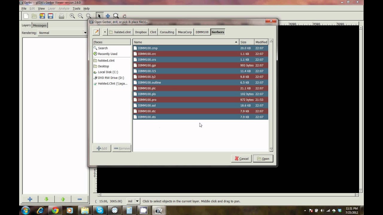 Gerbv Tutorial