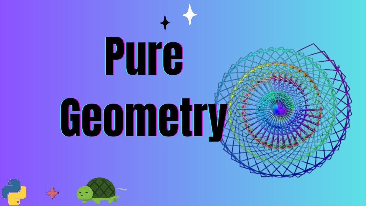 Geometric Pattern with Turtle Graphics |Learn Python Visually