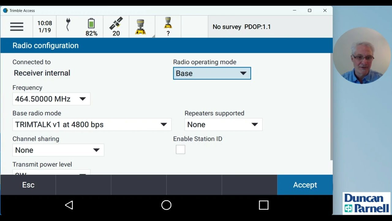 Creating a RTK Base Rover Survey Style in Trimble Access 2023.10