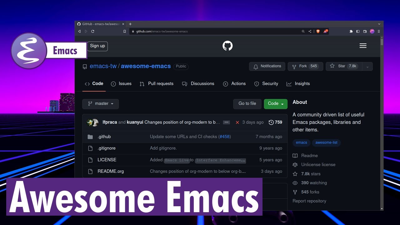 Useful resource Awesome Emacs