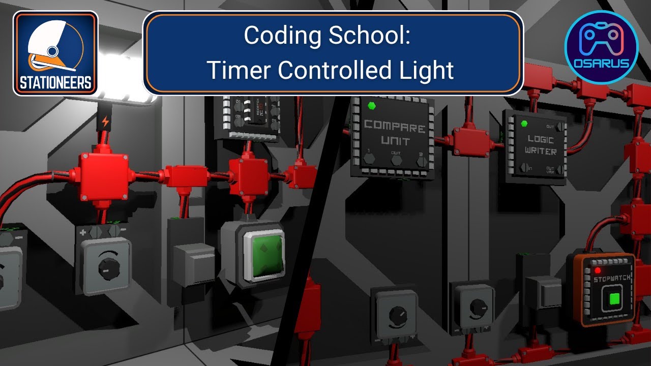 Stationeers - Programming Tutorial - Timer Controlled Light