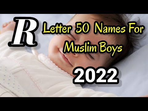 R letter 50 Names for muslim boys / Latest muslim boy names starting with R /Baby's Own