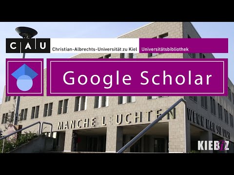 Tutorial: Google Scholar