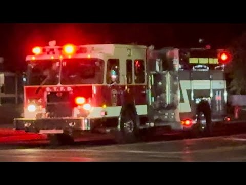 Saginaw Township MI FD E-11 Responding (RESIDENTIAL STRUCTURE FIRE)