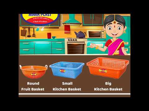 Plastic Basket - Plastic Storage Basket Latest Price, Manufacturers ...