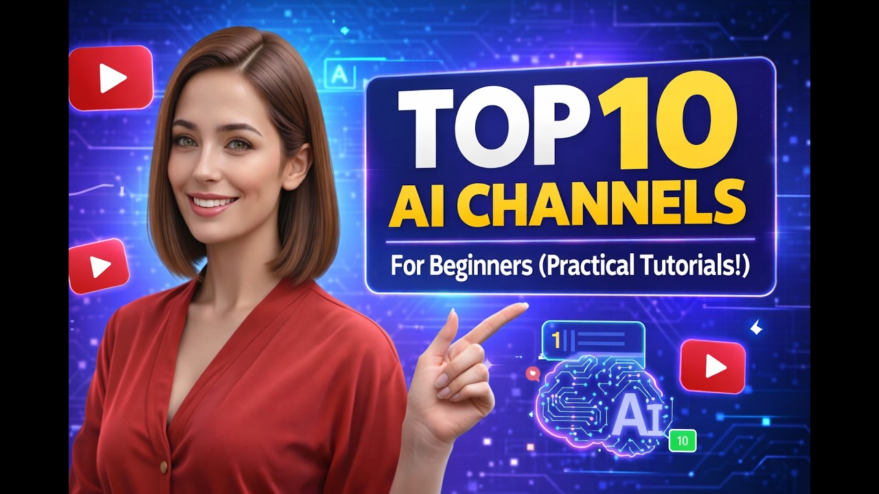10 Best FREE AI YouTube Channels for Beginners in 2026 |  Learn AI Step-by-Step