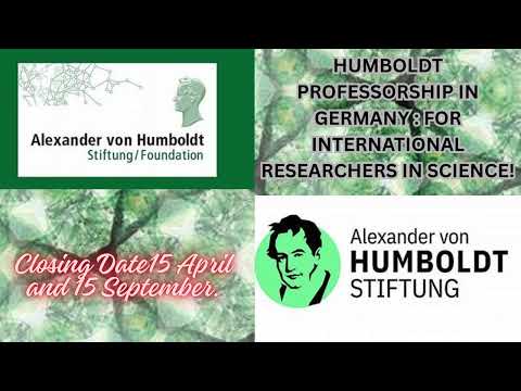 Humboldt Professorship for International Researchers in Science at German Universities #shorts #like