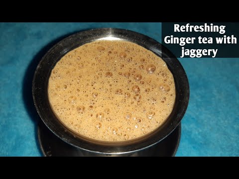 Refreshing Ginger tea with jaggery #shorts