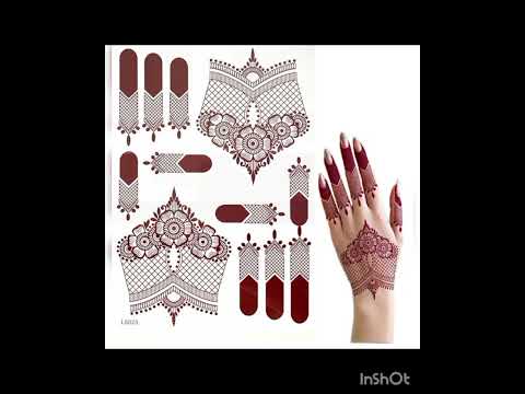 unique and very beautiful stickers mehndi designs #mehndi #henna #trending #ytshorts #beautiful