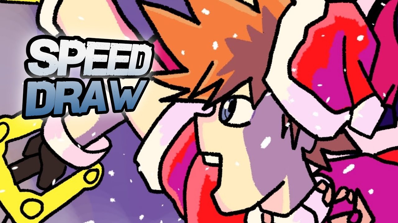 SPEED DRAW - Sora & Roxas' Christmas Eve! (Kingdom Hearts X Christmas)