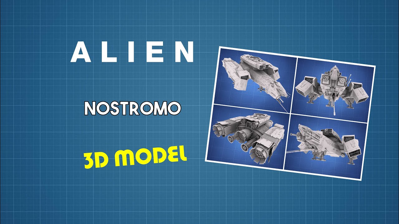 Nostromo 3D Studio Model Project