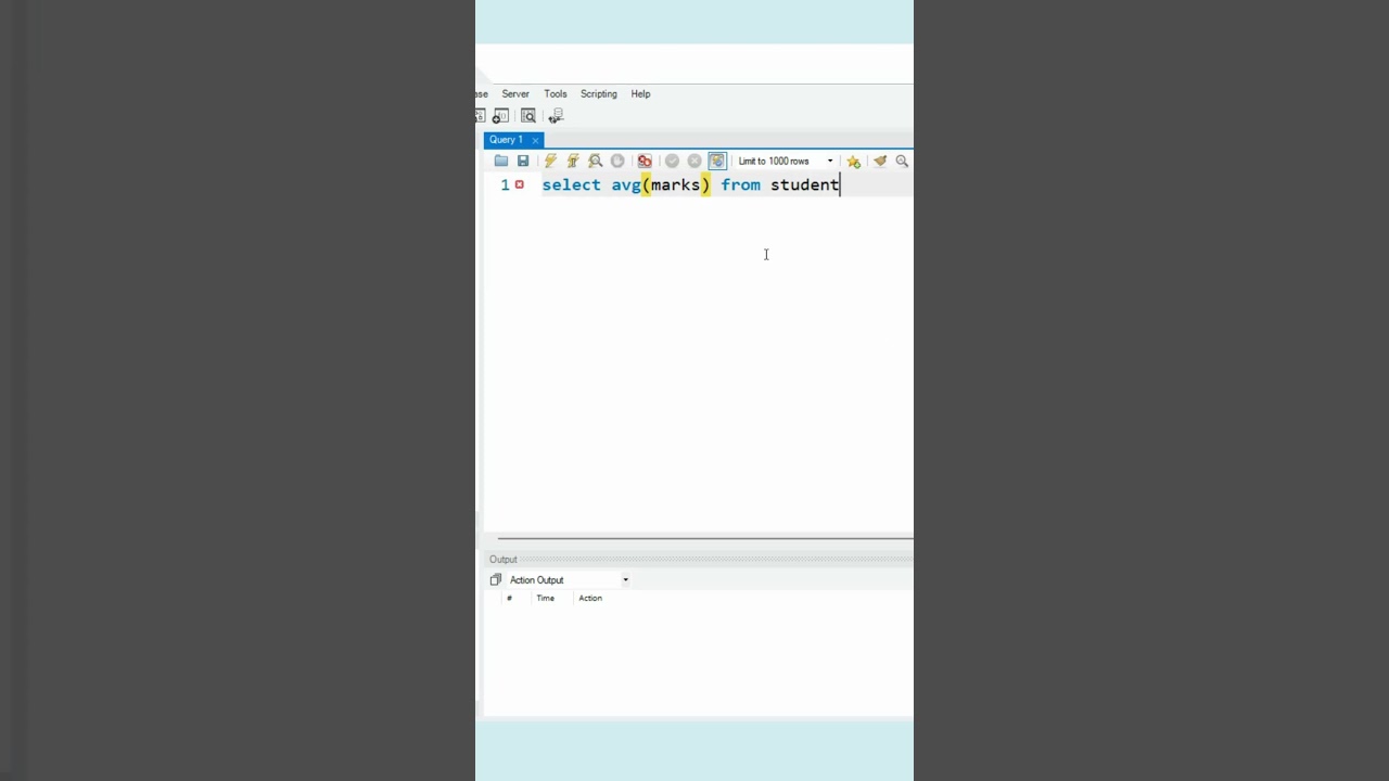 Calculate Average Marks in SQL! 🧮