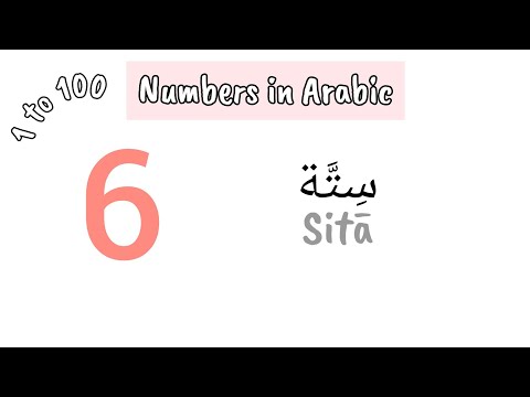 Numbers in Arabic | How to Count from 1 to 100 in Arabic