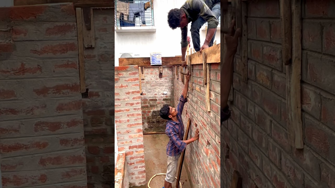 House Lintel Sajja Centring 👌||#minishortsvlog #sajja #shorts #viralvideo #workout