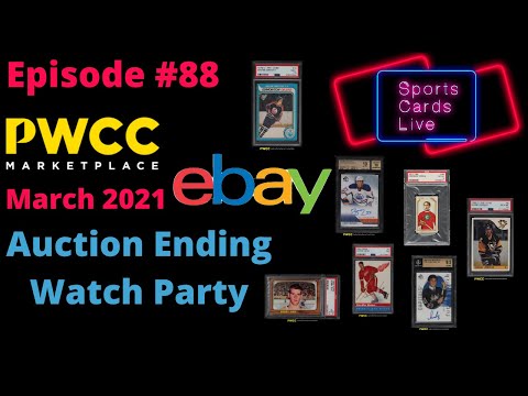 Sports Cards Live #88 - PWCC eBay Auction Ending Watch Party