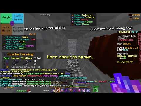 Fastest scatha pet drop (1/10000)