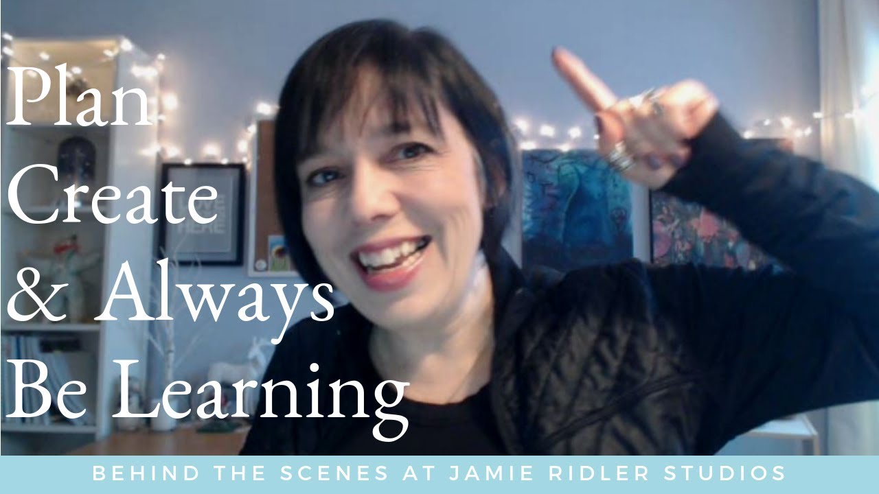 BTS Plan Create & Always Be Learning: Behind the Scenes at Jamie Ridler Studios