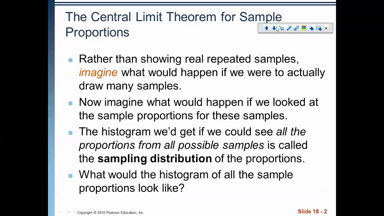 Chapter 18: Sampling Distribution Models: Part 1