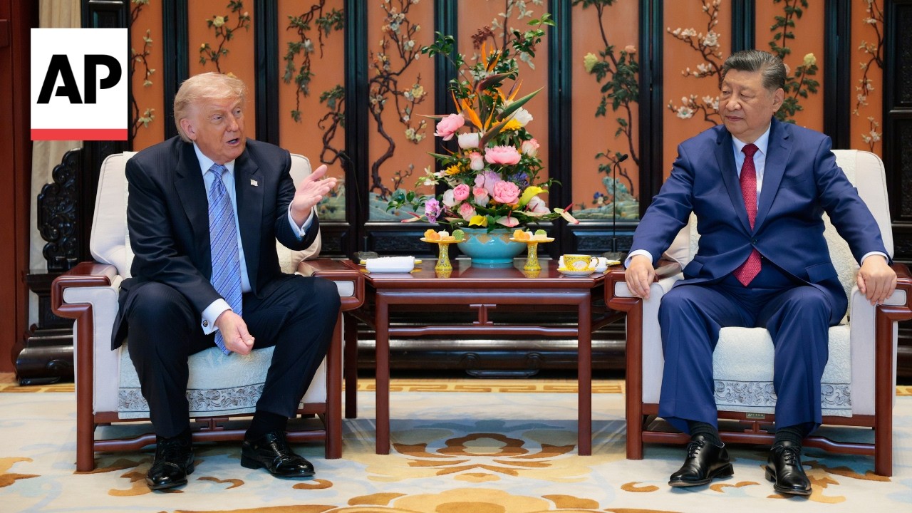 Trump says he and Xi don't want Iran to have a nuclear weapon