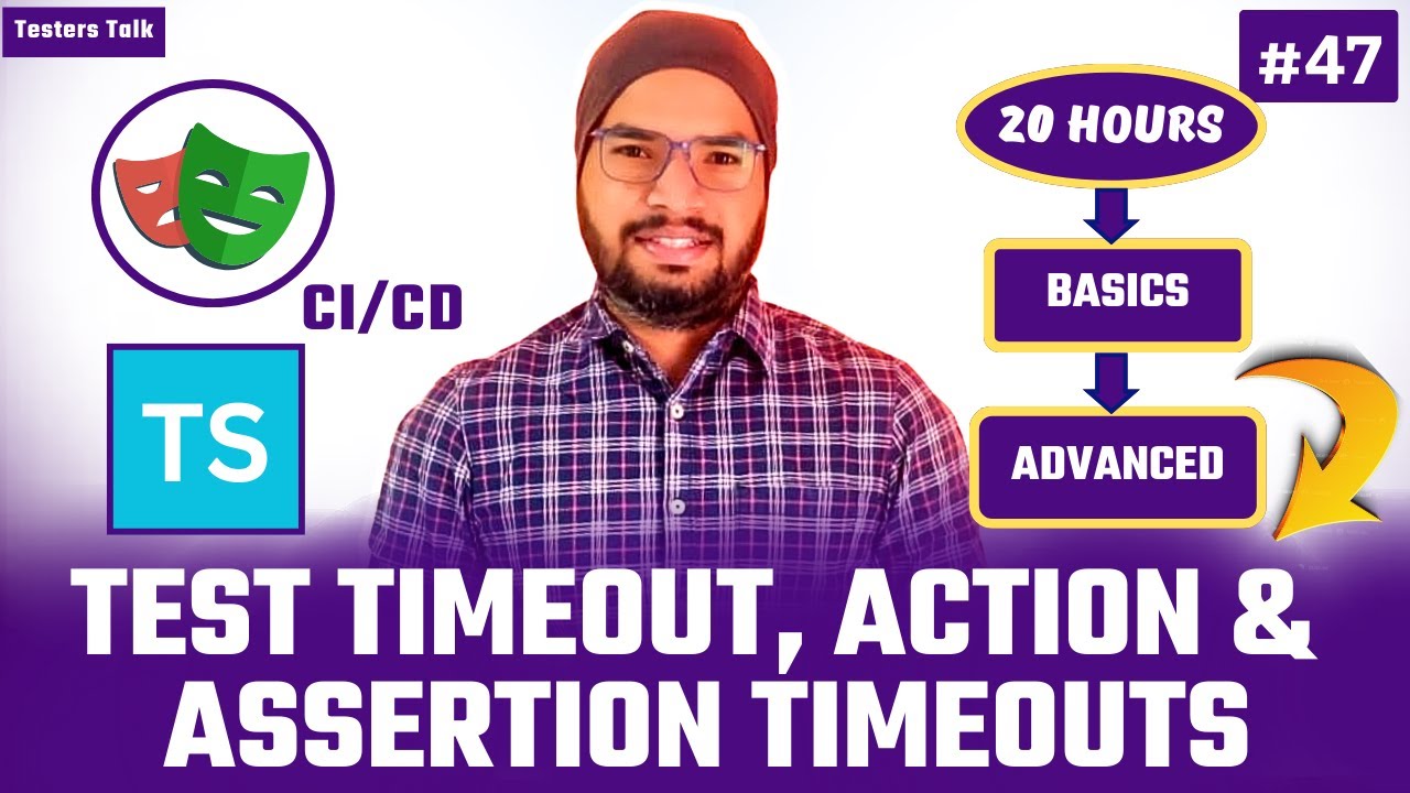 Playwright TypeScript #47 Timeouts in Playwright | Test Timeout, Assertion Timeout & Action Timeouts