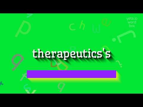 How to say "therapeutics's"! (High Quality Voices)