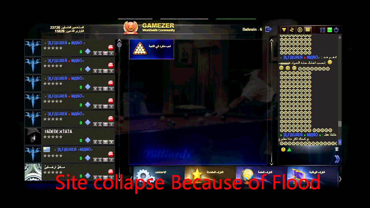 The problem at the site Gamezer