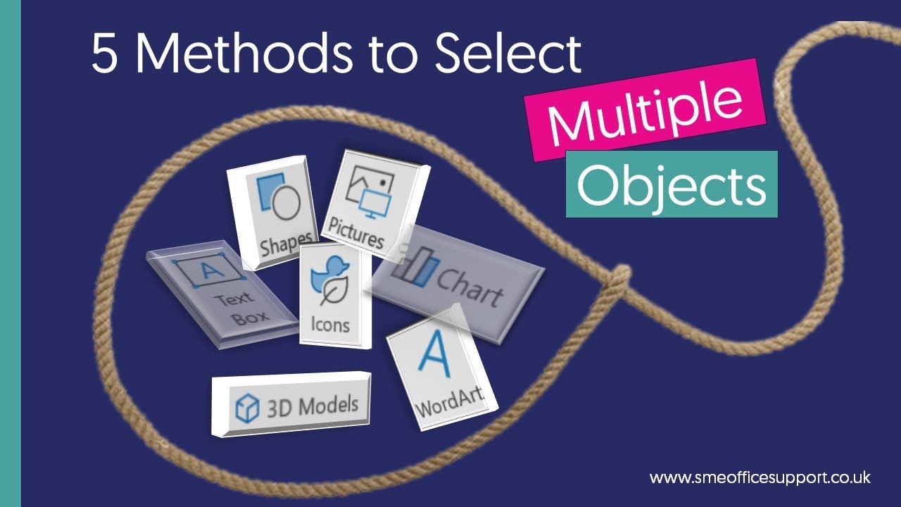 5 Methods to Select Multiple Objects in Word, Excel or PowerPoint
