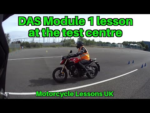 Direct Access, DAS Module 1 lesson at the test centre (right circuit mainly).