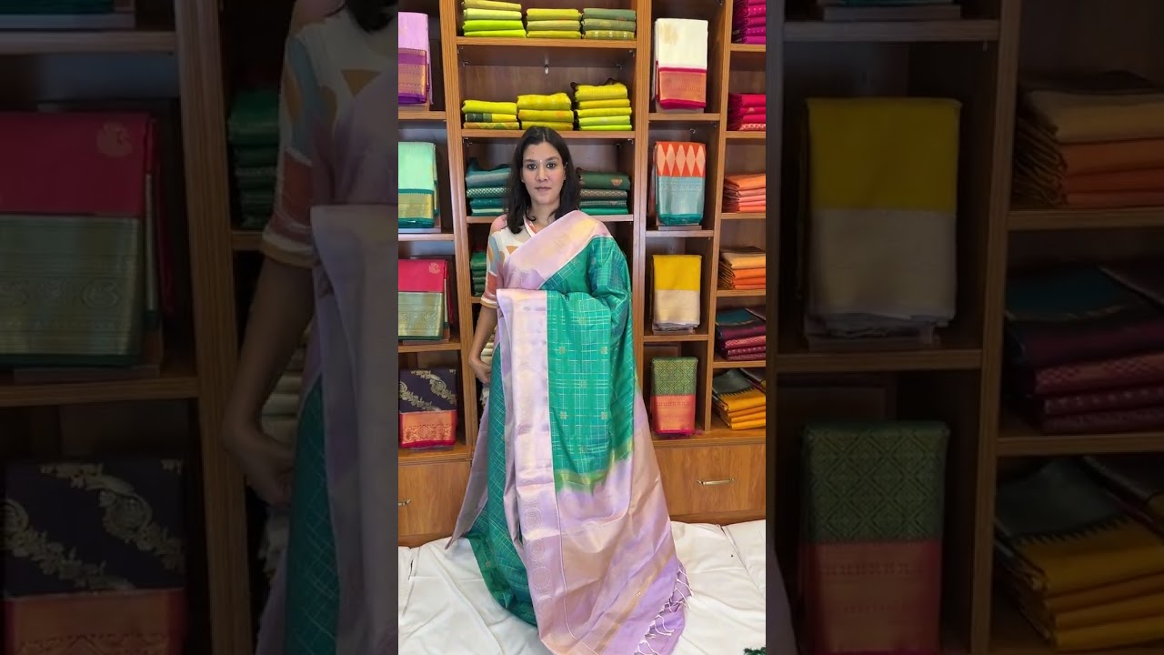 Aqua blue Silk Sarees | Priyangaa | July 2025 #shorts