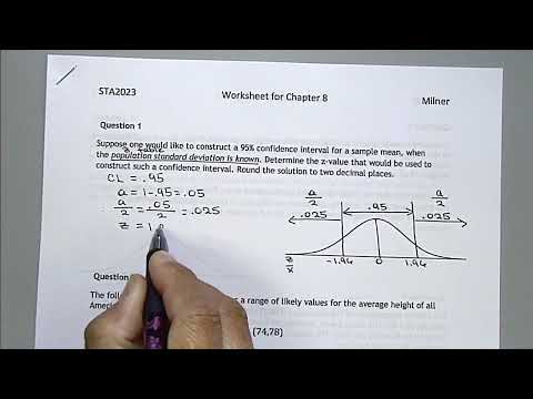 STA2023 Chapter 8 Extra Worked Examples