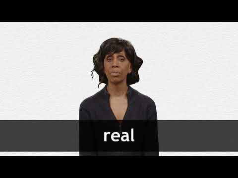 REAL definition and meaning | Collins English Dictionary