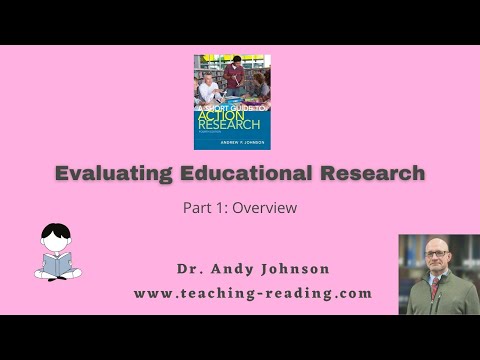 Evaluating Educational Research - Part 1