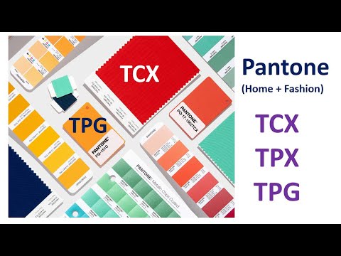 Pantone Color, TCX,TPX,TPG